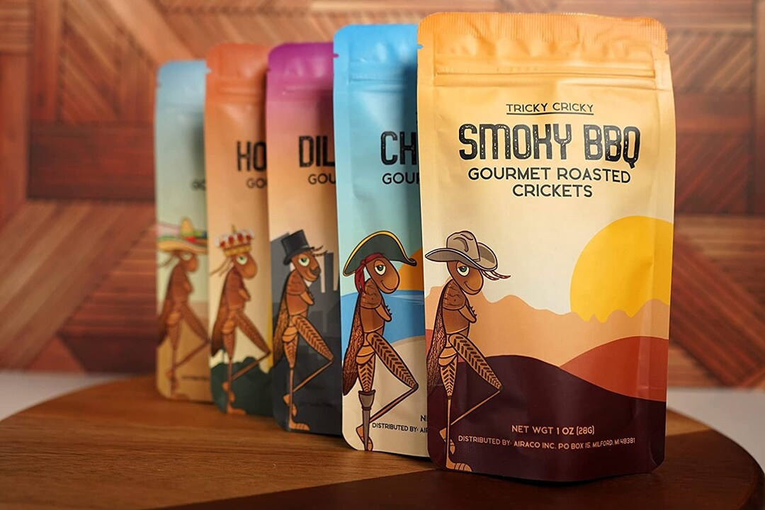 Roasted Crickets - High Protein & Low Calorie Snack - Edible Crickets ...