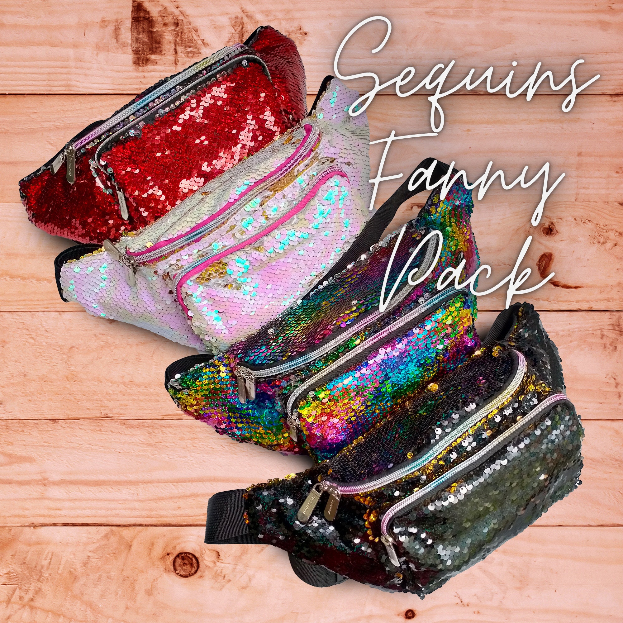 Sequin Fanny Pack