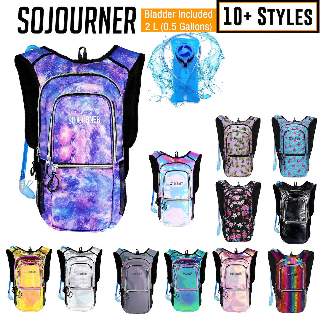Rave Hydration Pack Backpack 2L Water Bladder Included for - Etsy