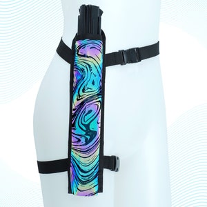 Rave Fan Holster: Festival Hand Fan Holder & Thigh Accessory - Etsy