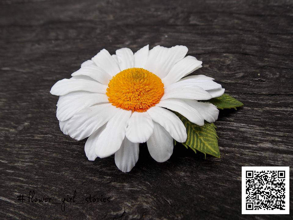 Flower Girl Hair Clip With Daisy Bridesmaid Barrette - Etsy