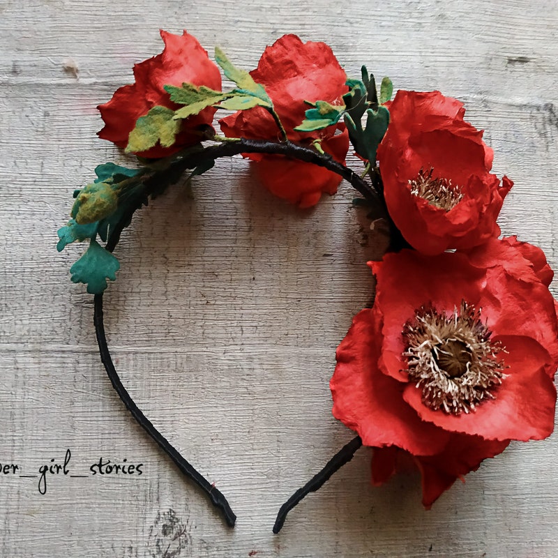 Flower Headpiece - Etsy