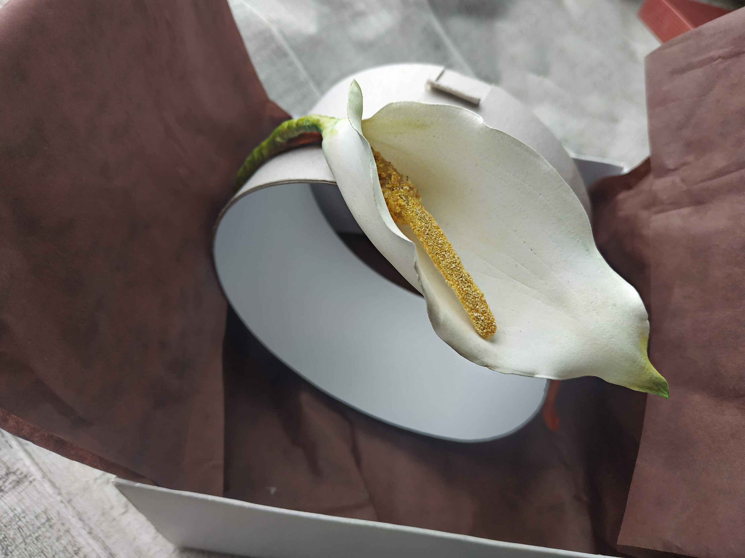 Calla Lily Wedding Flower Crown: Bridal Headpiece Wreath - Etsy