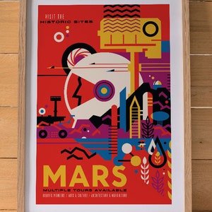 Poster / Poster NASA Mars Curiosity - Etsy