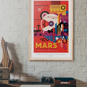 Poster / Poster NASA Mars Curiosity - Etsy