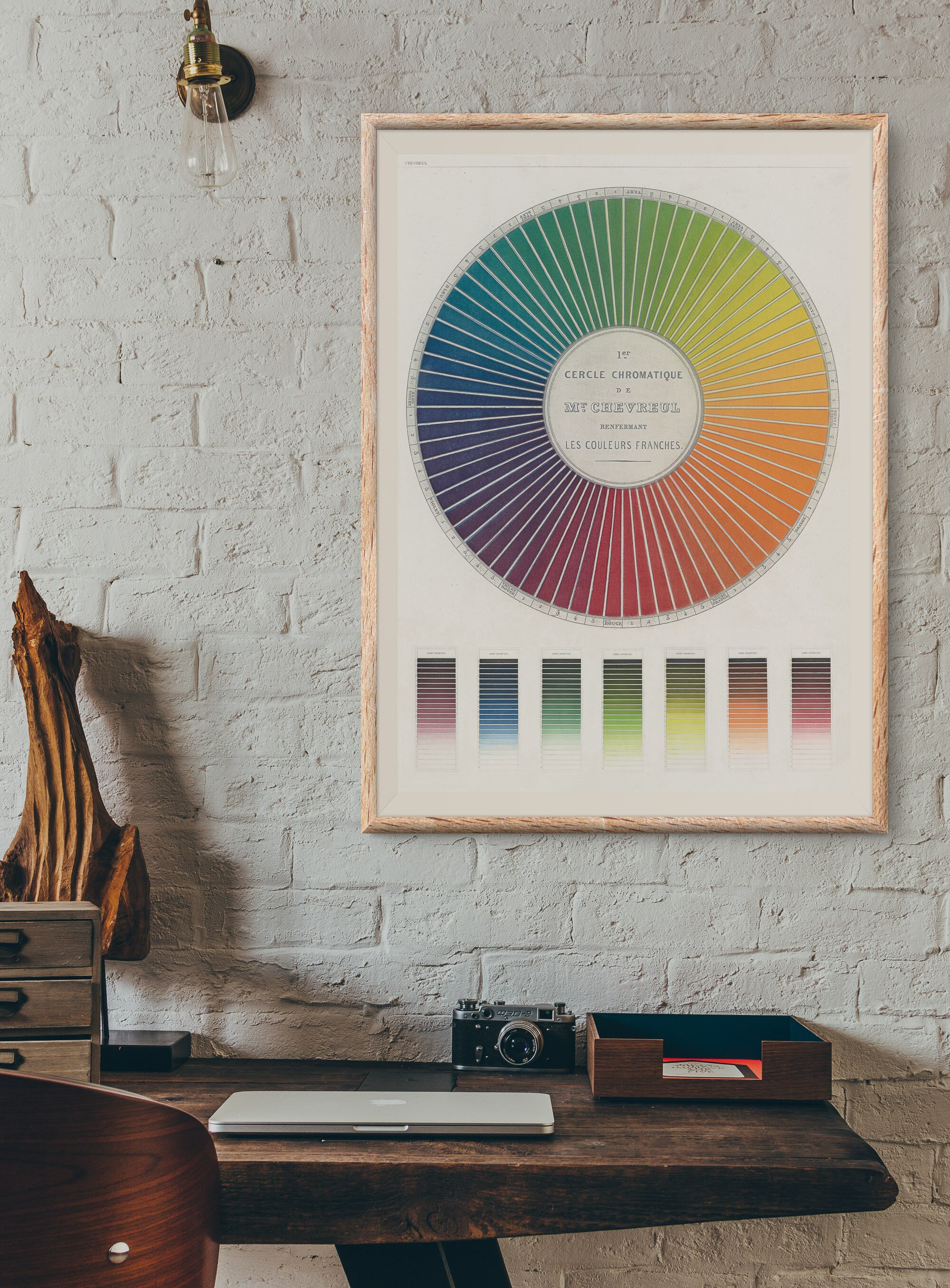 Poster / Poster Chromatic Circle 50x70cm - Etsy