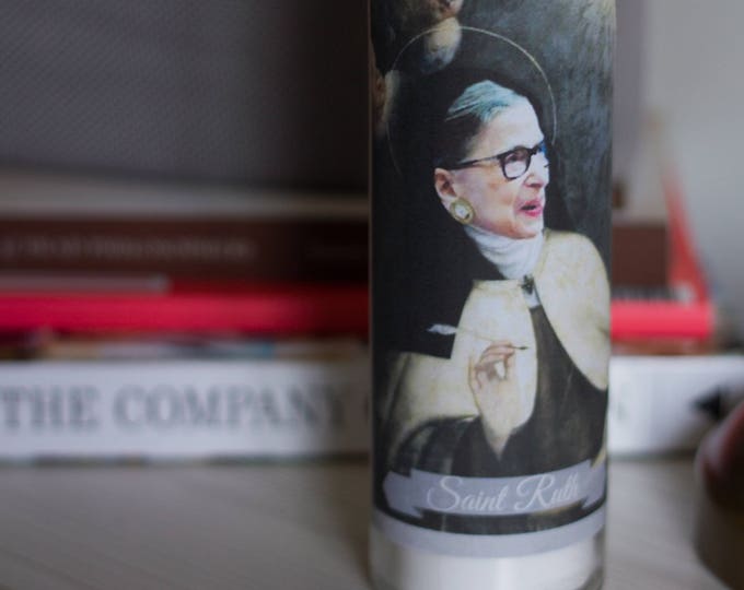 Ruth Bader Ginsberg Prayer Candle / Saint Ruth / RBG - Etsy