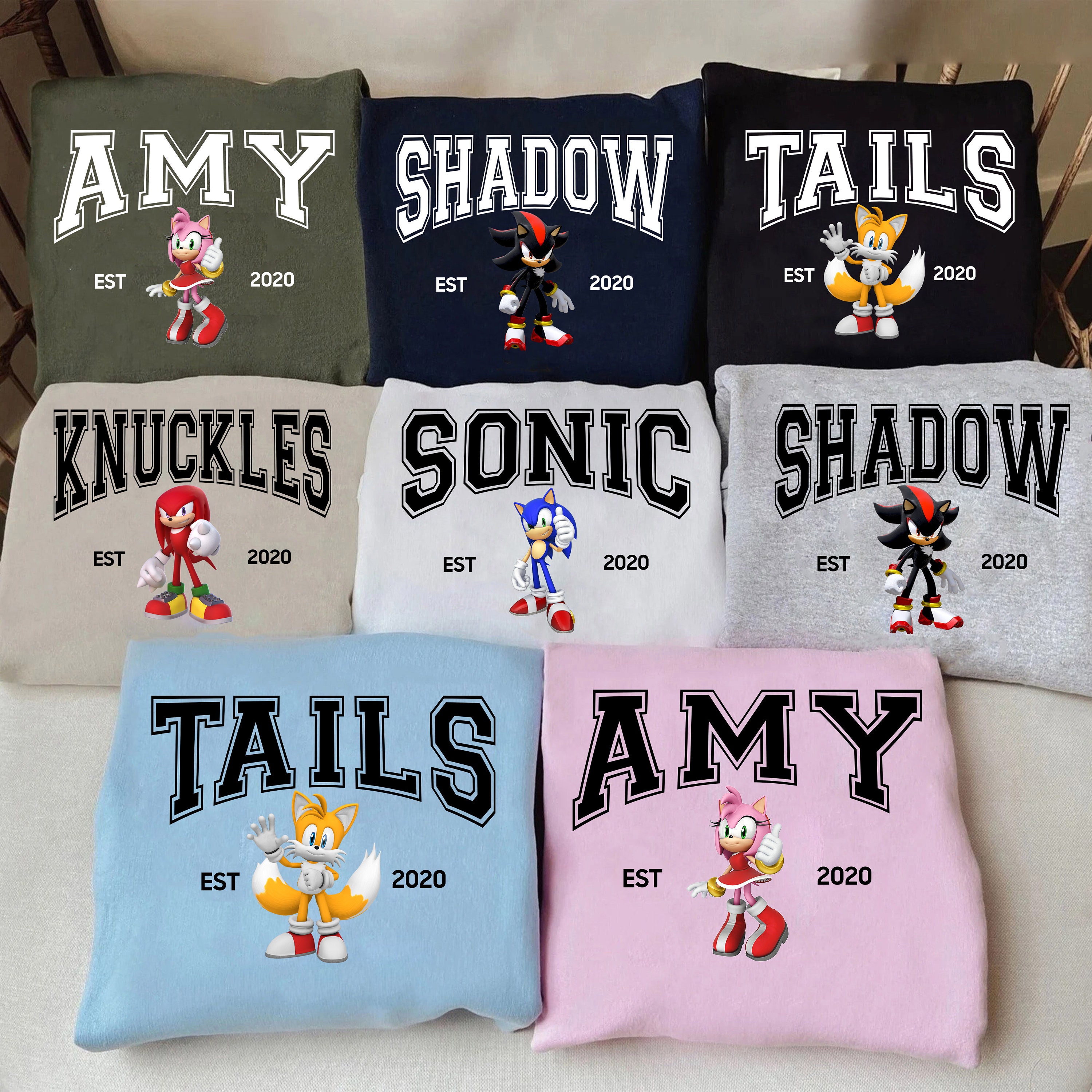 Custom Sonic the Hedgehog Shirt, Sonic the Hedgehog Character Tee ...