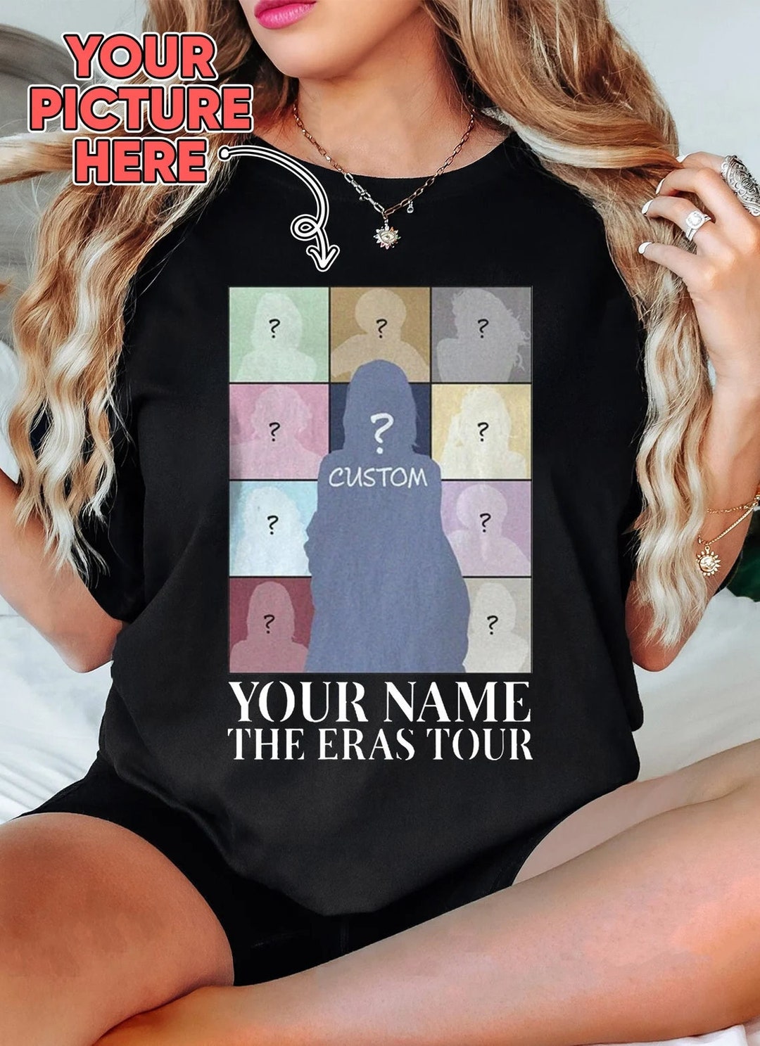 Personalized Your Image Eras Tour Shirt, Custom Eras Tour Shirt ...