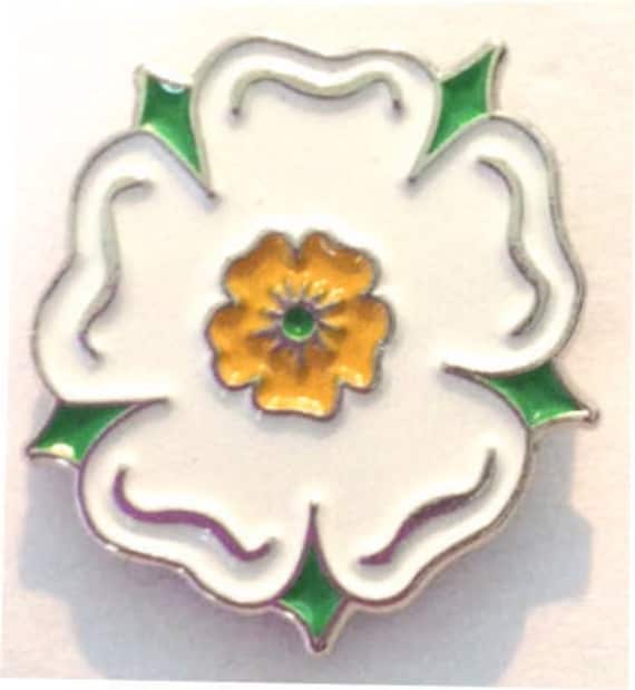 Yorkshire Rose Enamel Pin Badge - Etsy UK