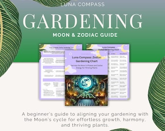 Planting by the Signs – Lunar and Zodiac Moon Phase Chart Printable PDF ...