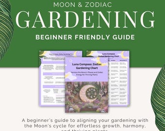 Planting by the Signs – Lunar and Zodiac Moon Phase Chart Printable PDF ...