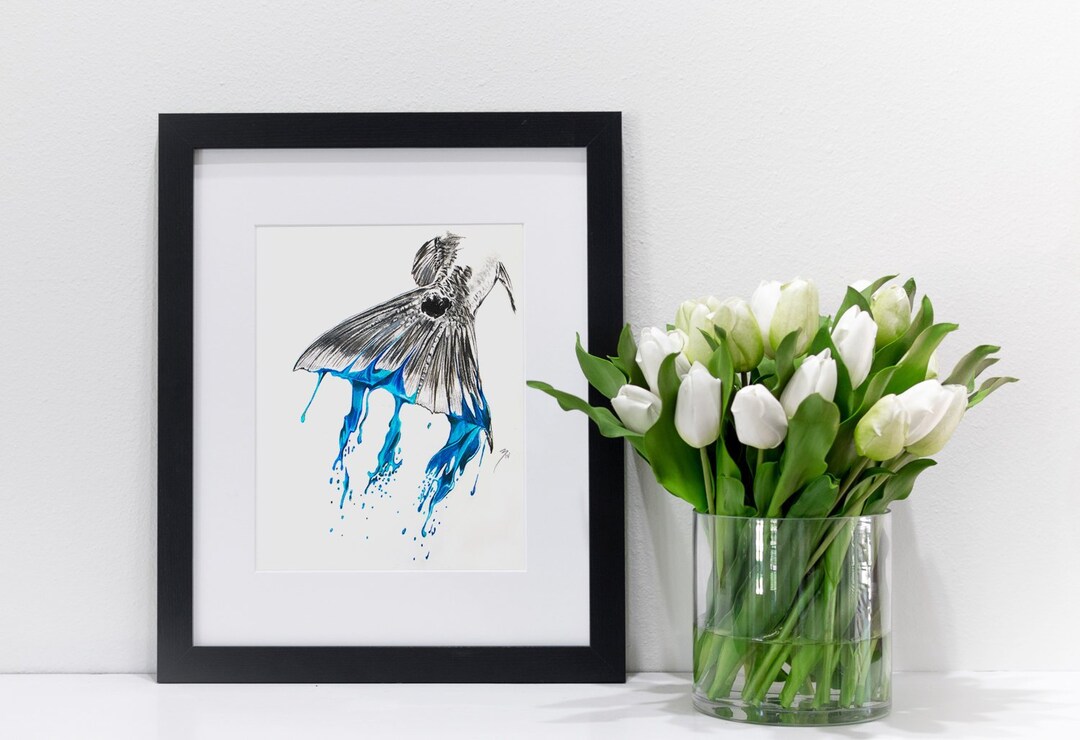 Redfish Tail Splashing Blue | Inshore Saltwater Fishing Portrait ...