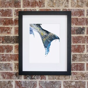 Speckled Trout Dripping Tail Series Fish Giclee Print | Inshore Fishing ...