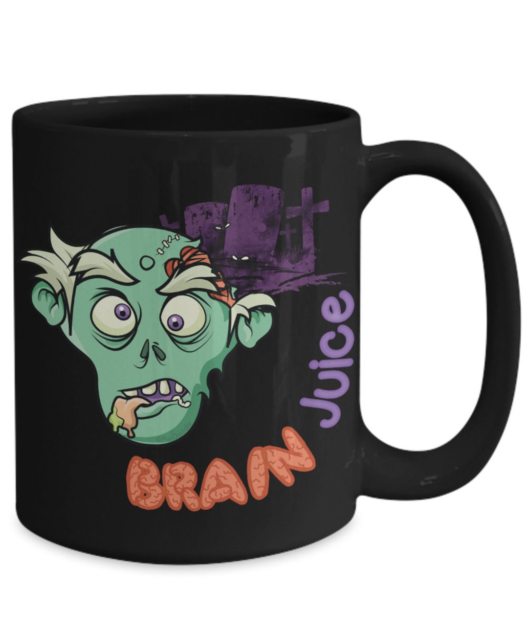 Pixidoodle® Goofy Zombie Coffee Mug Halloween Gifts Spooky Zombies Kids ...