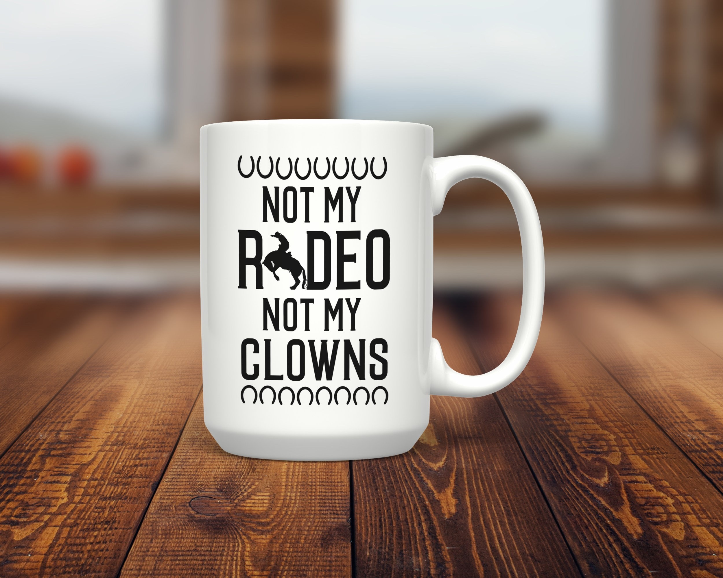 PixiDoodle ™ Sarkastisch Not My Rodeo Not My Clowns Rodeo - Etsy.de