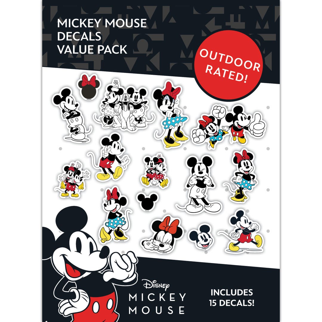 Disney Mickey & Minnie Mouse Decals – Officially Licensed | Outdoor ...