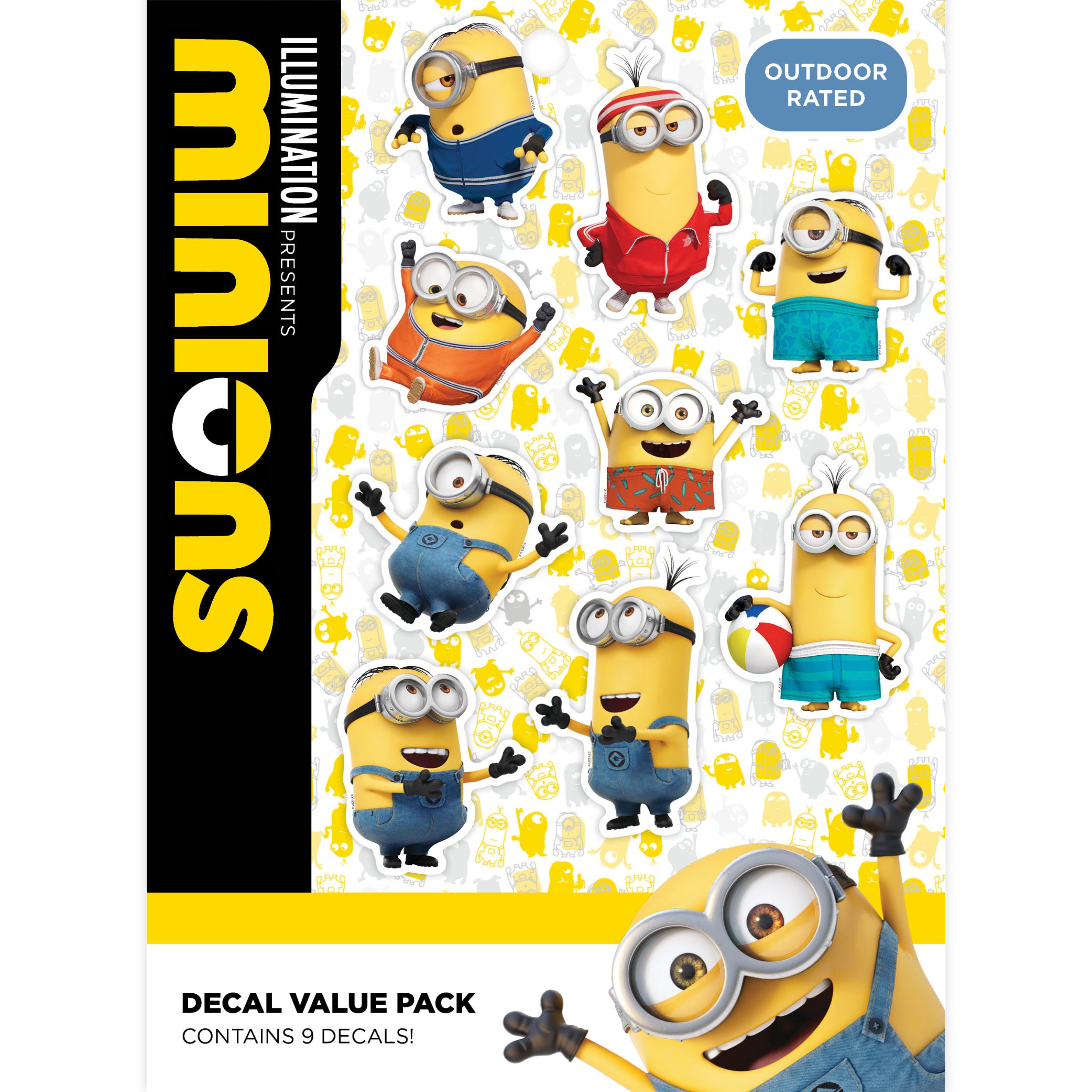 Despicable Me Licensed Minions Car Decals - Bob Stuart Kevin Vinyl ...