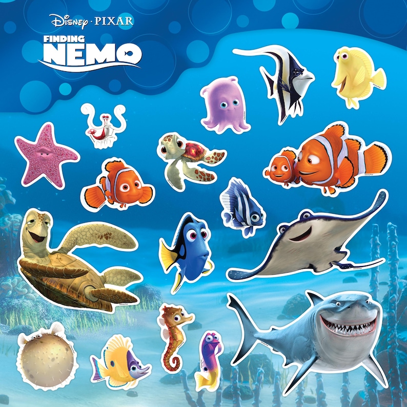 Disney Pixar Finding Nemo Decals – Officially Licensed - Outdoor Rated ...
