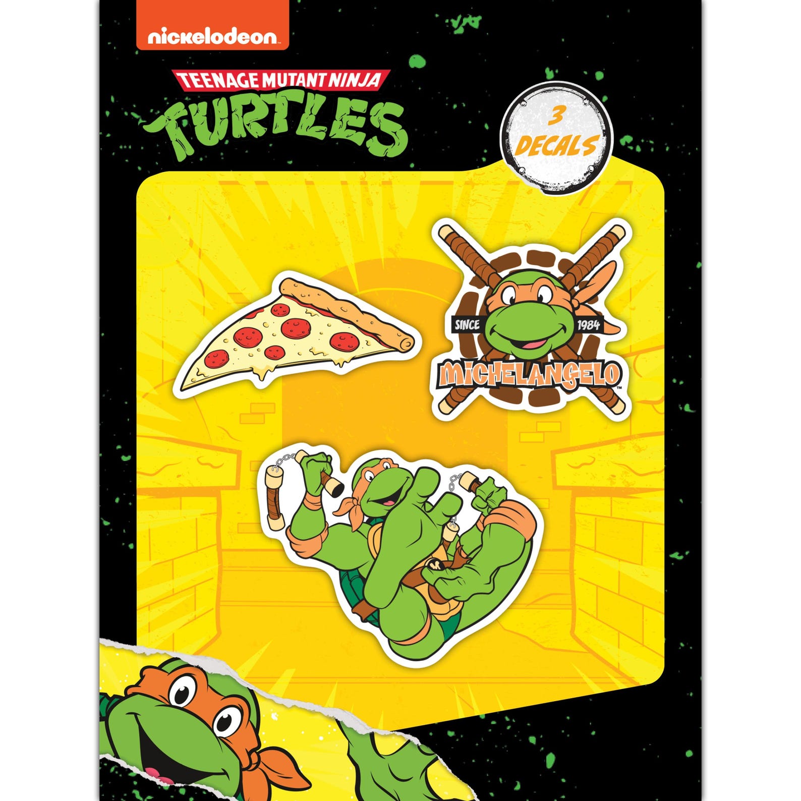TMNT Teenage Mutant Ninja Turtles Nickelodeon Licensed Vinyl Decals for ...