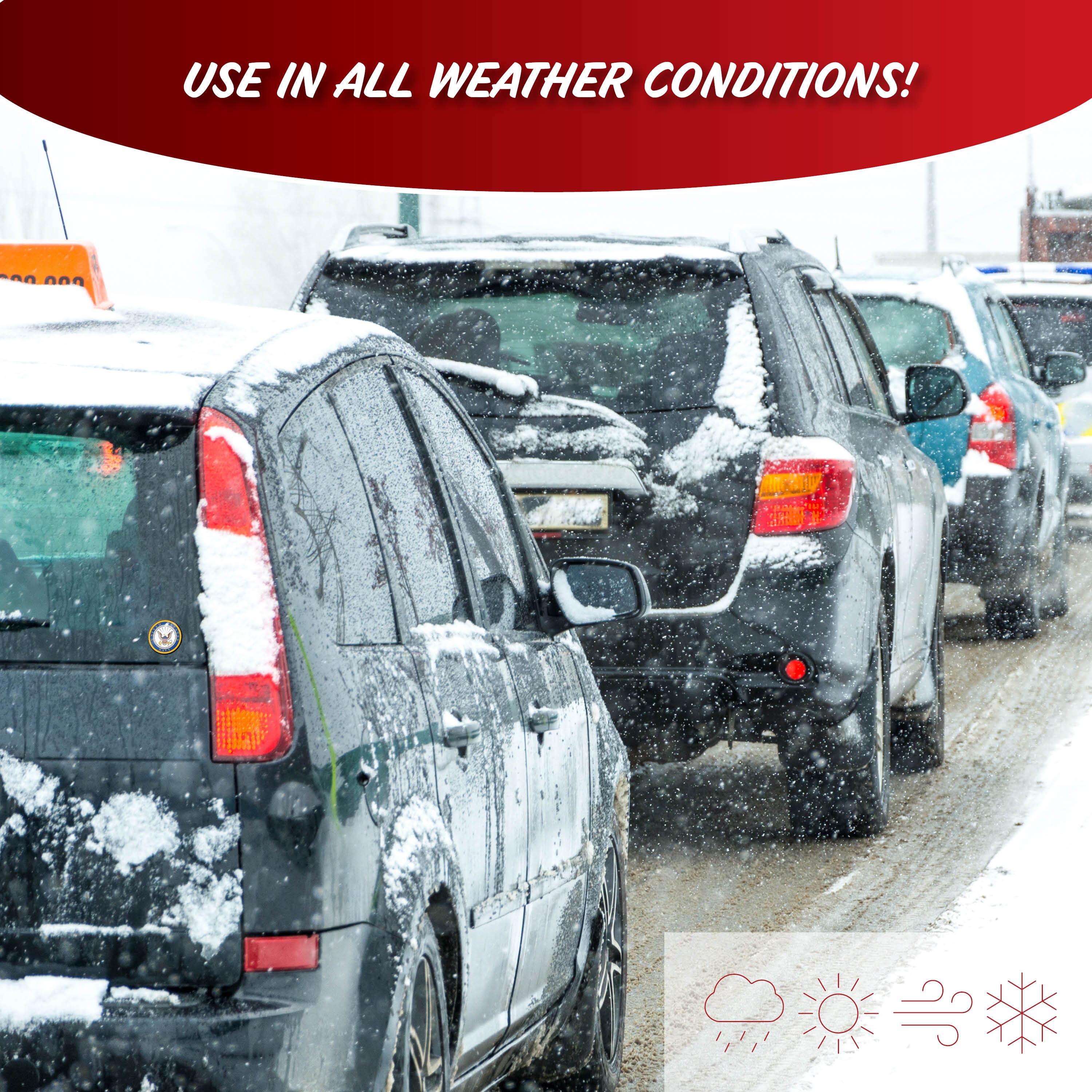 Set of 4 US Navy Logo Decals - USN Licensed Military Car Stickers for ...