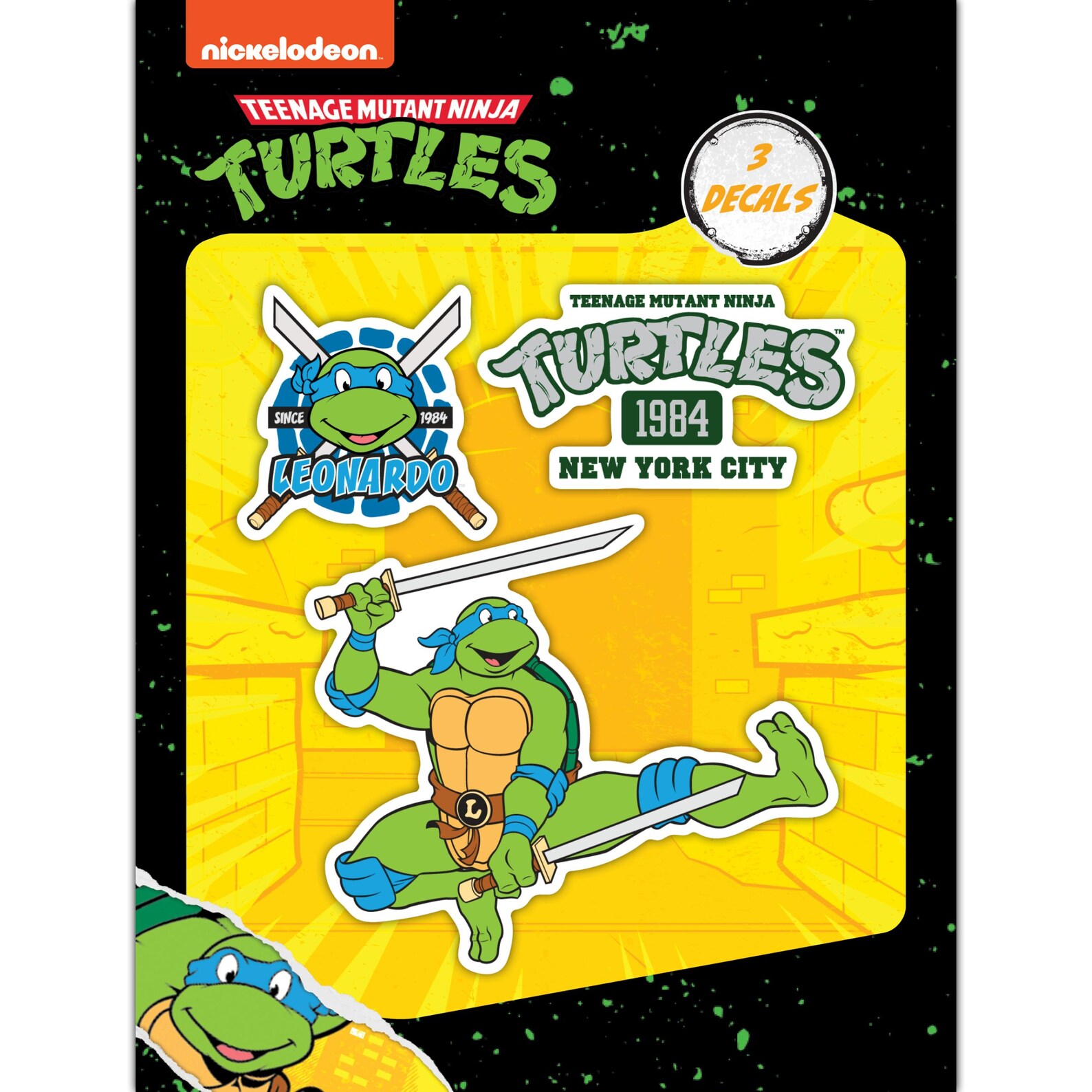 TMNT Teenage Mutant Ninja Turtles Nickelodeon Licensed Vinyl Decals for ...