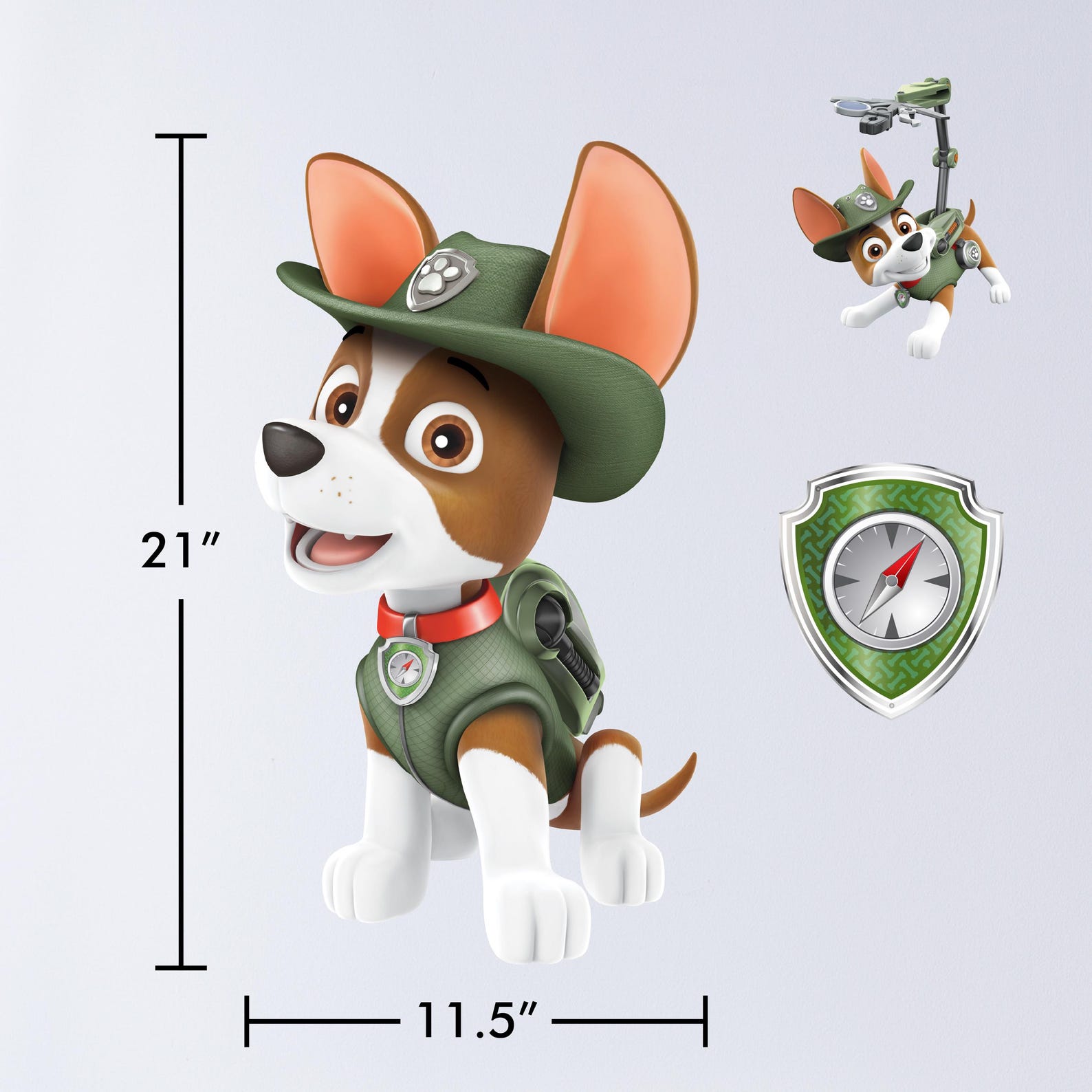 Paw Patrol Wall Decals With Augmented Reality | Chase, Marshall, Skye ...