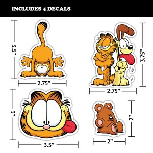 Garfield Odie Pooky Nickelodeon Licensed Vinyl Decals for Laptop ...