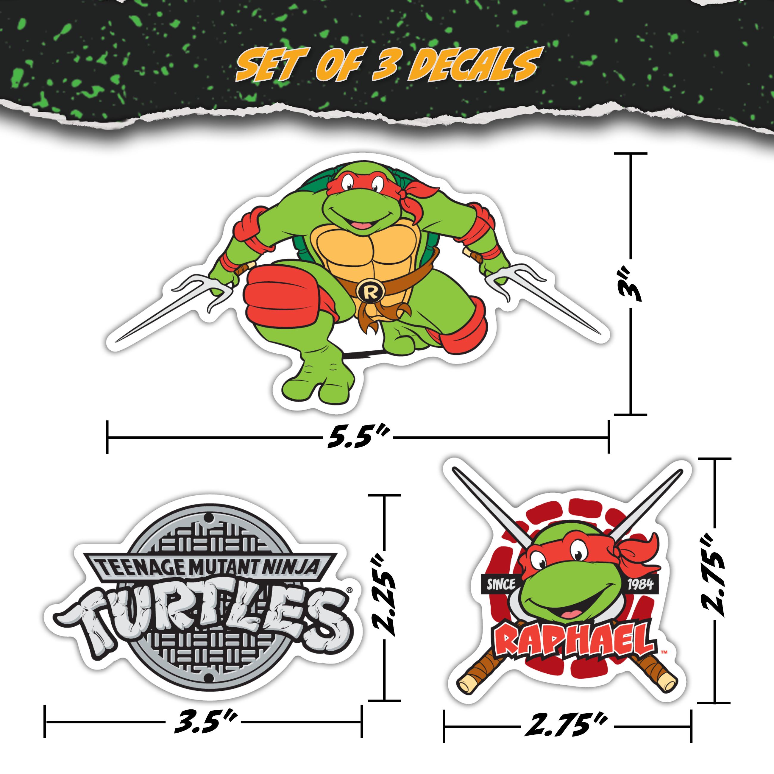TMNT Teenage Mutant Ninja Turtles Nickelodeon Licensed Vinyl Decals for ...