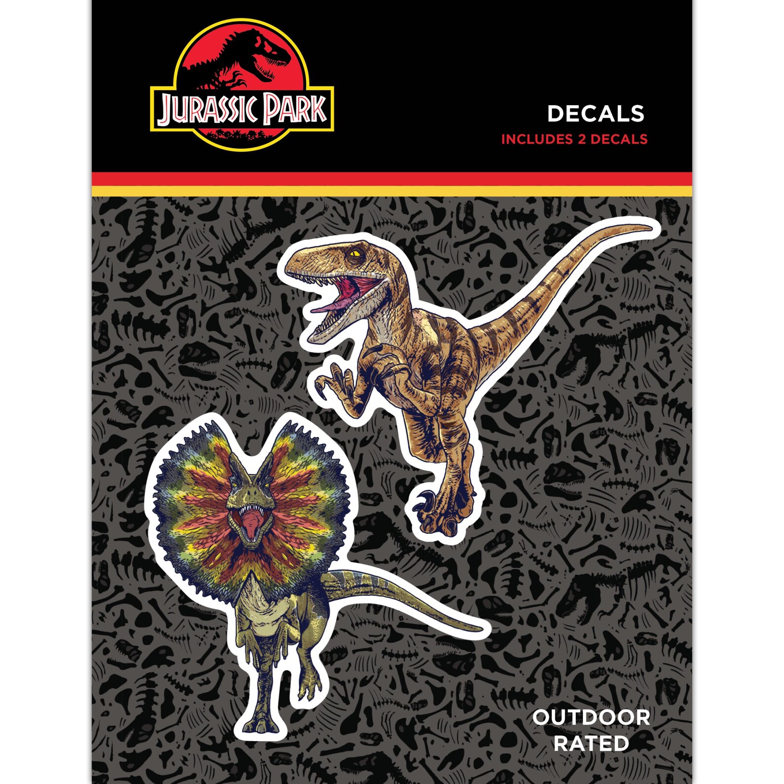 Jurassic Park Licensed Decals - Waterproof Vinyl Stickers for Car Truck ...