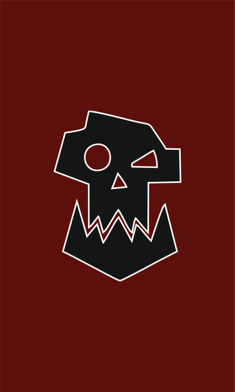 Warhammer Flag Orks Portrait 3x5 ft / 90x150 cm | Etsy