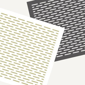 Digital STENCIL Dashed Lines Cookie Stencil SVG Stitch Stencil Basic ...