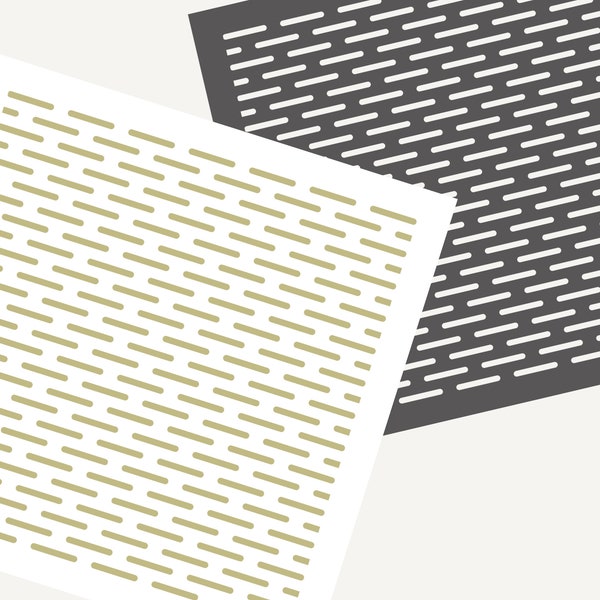 Stitching Line Stencil - Etsy