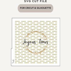 Digital STENCIL Dashed Lines Cookie Stencil SVG Stitch Stencil Basic ...