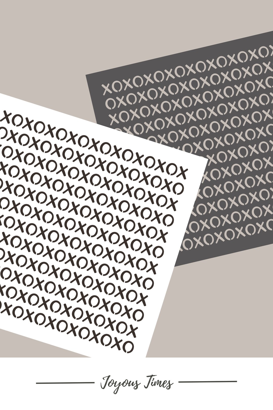 Digital STENCIL XOXO Cookie Stencil SVG Sweetheart Stencil Valentines ...