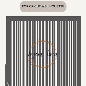 Digital STENCIL Barcode Cookie Stencil SVG Barcode Stencil - Etsy