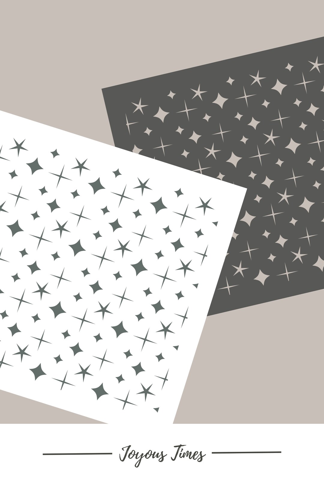 Stencil DIGITAL Sparkling Star Stencil Sparkle Stencil Star Cookie Stencil SVG Celestial Clay ...