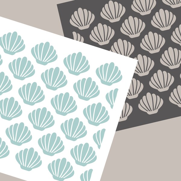Shell Stencils - Etsy