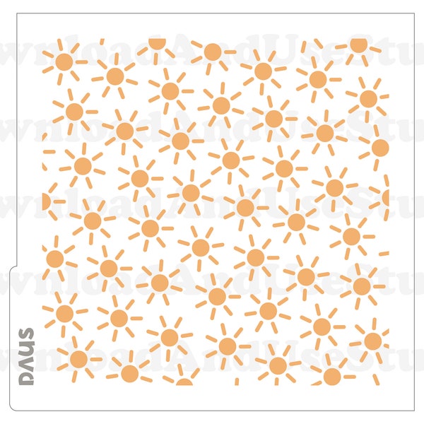 Sun Stencil - Etsy