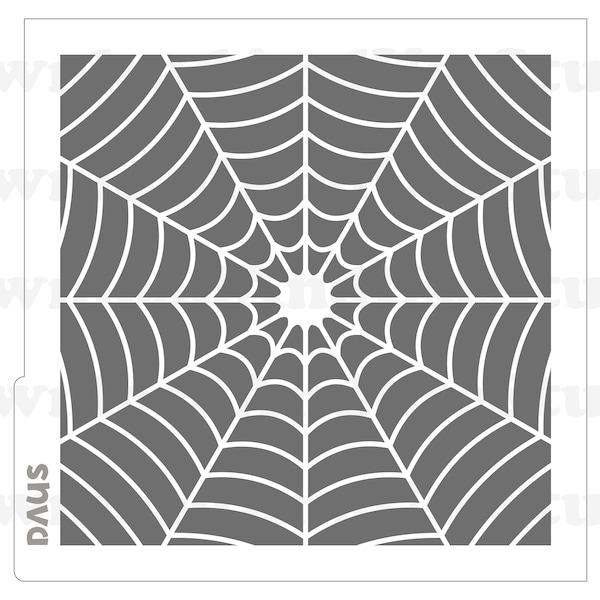 Spider Web Cookie Stencil Svg - Etsy