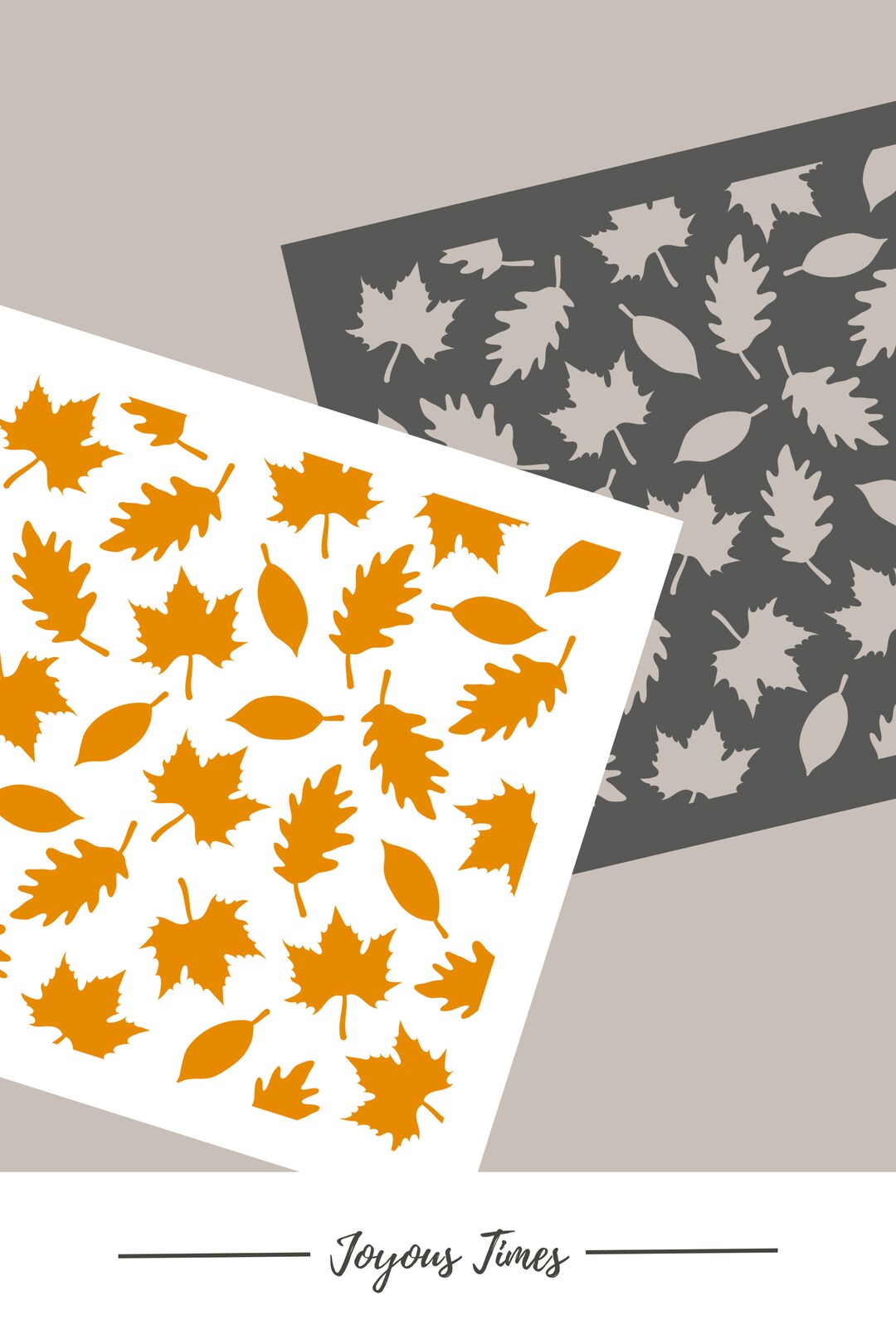 Digital STENCIL Fall Leaves Cookie Stencil SVG Fall Stencil Oak Tree Leaf Stencil Plane Tree ...