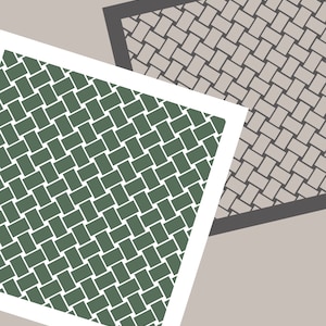Digital STENCIL Basketweave Pattern Cookie Stencil SVG Diagonal ...
