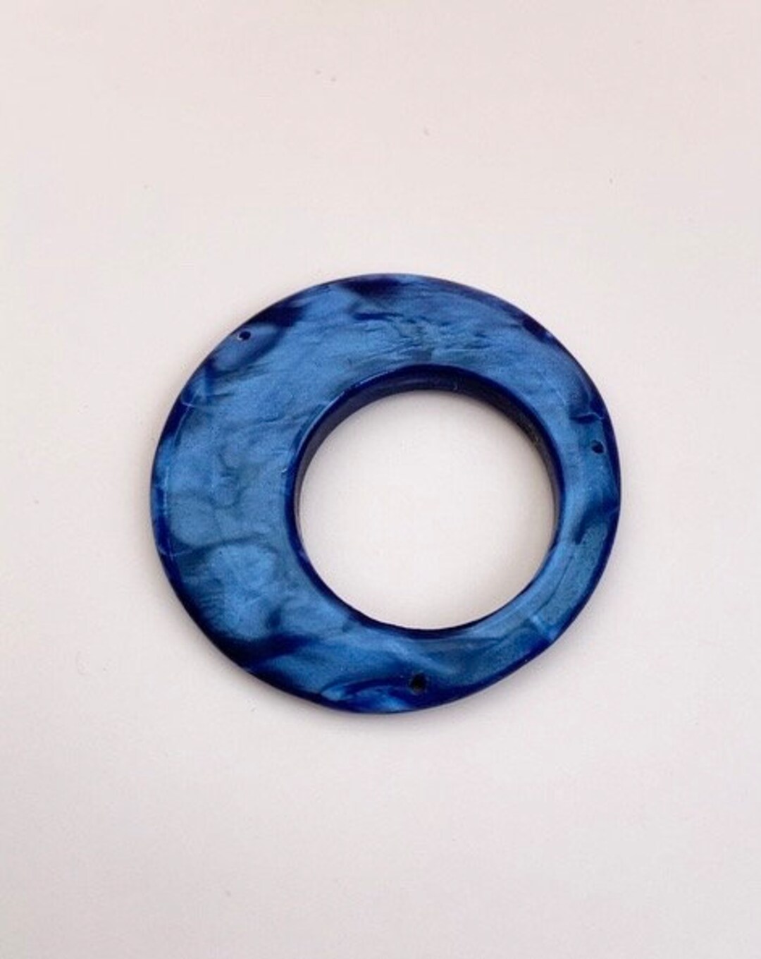 Antique Art Deco 1920s Marbled Blue Celluloid Early Plastic Hat Flash ...