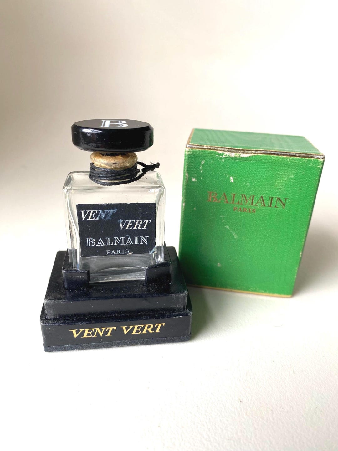 Vintage 1950s Vent Vert Balmain Paris Perfume Scent Bottle - Etsy