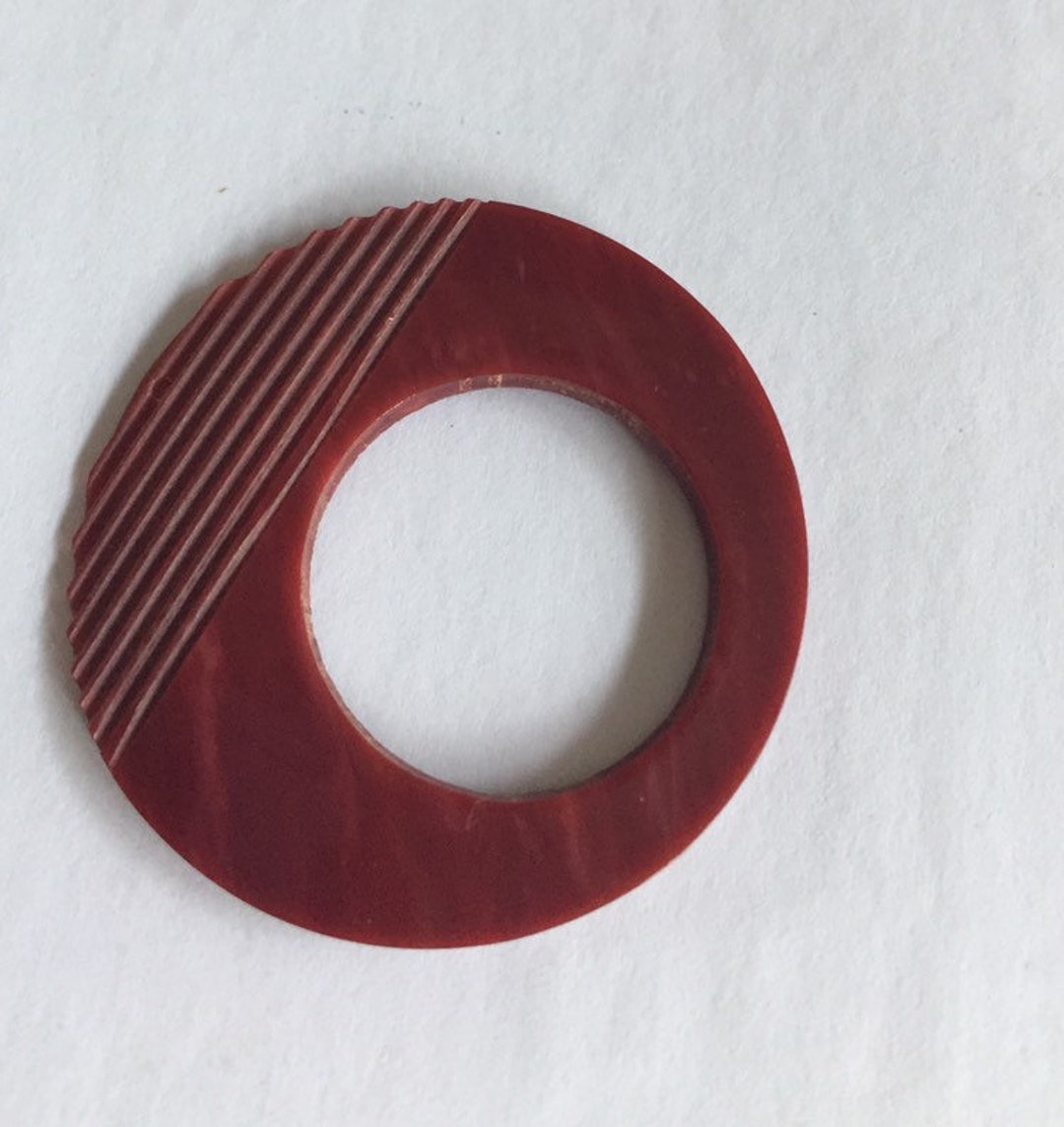 Antique Art Deco 1920s Geometric Celluloid Early Plastic Hat Flash ...