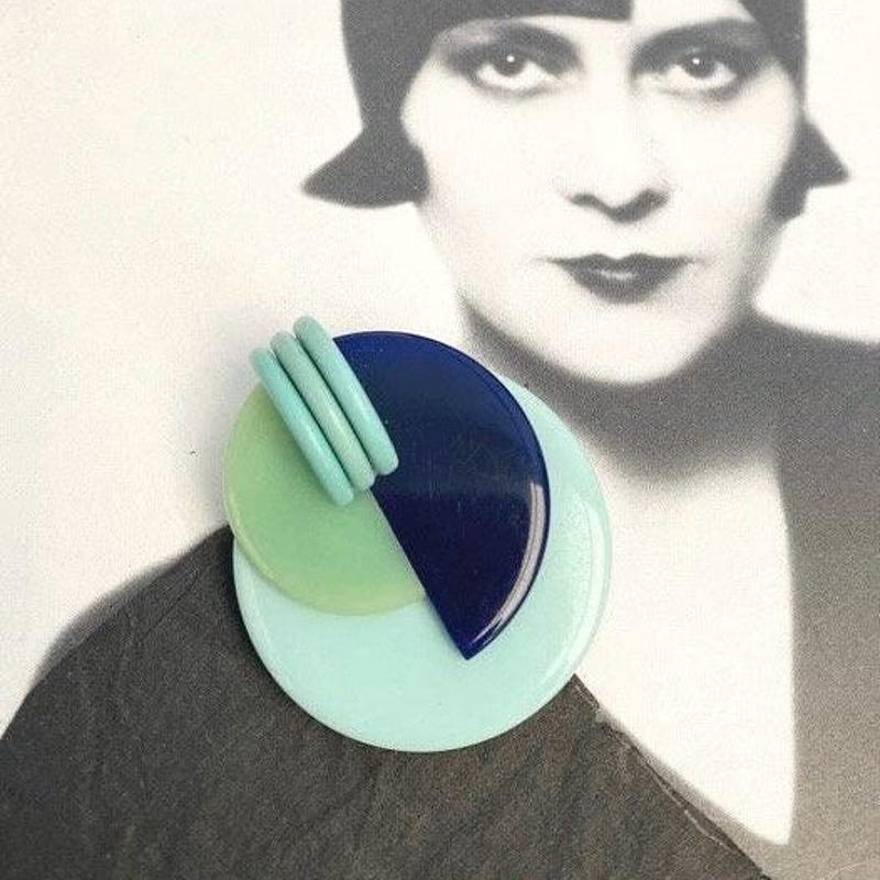 Bakelite Pin - Etsy