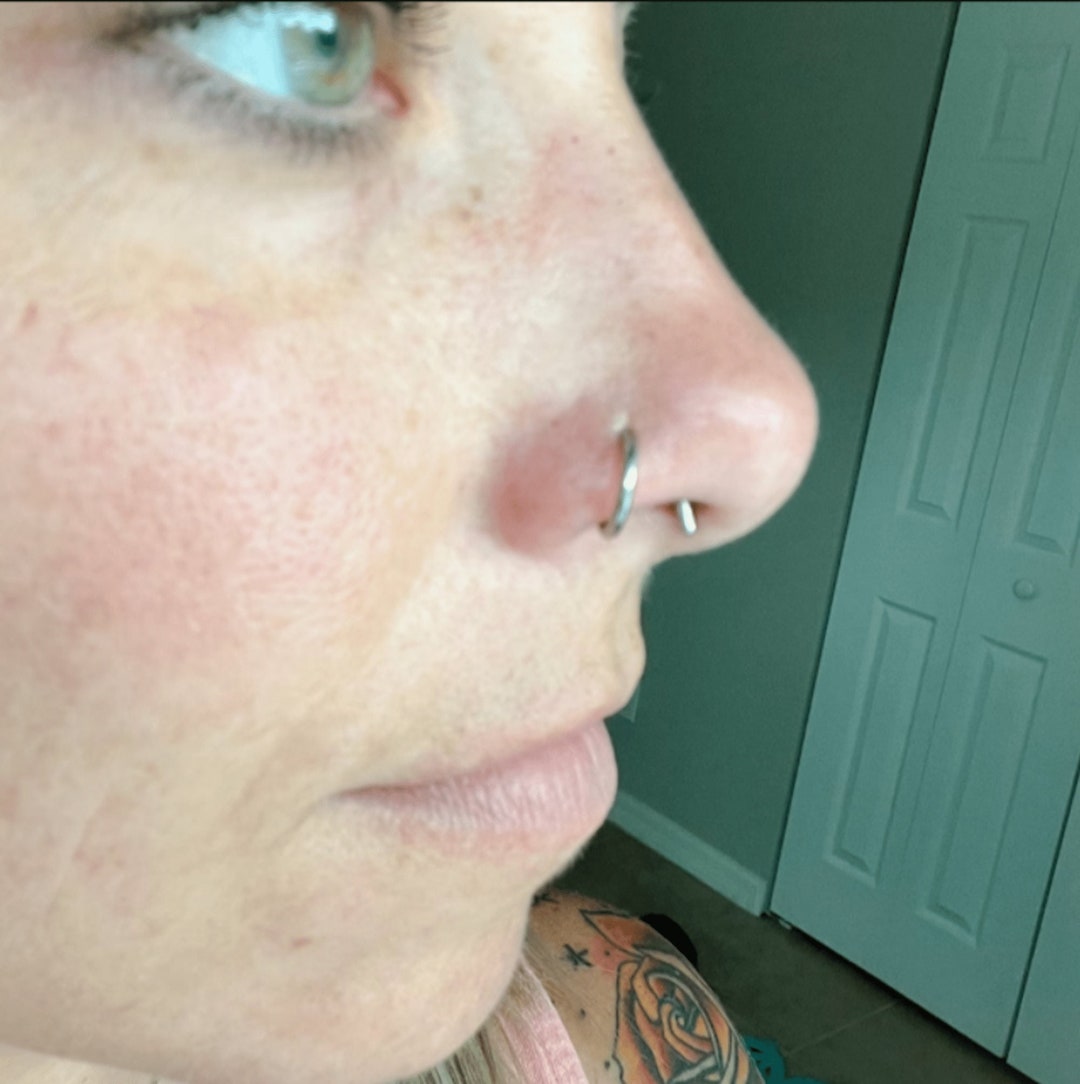 16g, 14g, 12g, 10g, Septum Retainer, the Smallest Only 6mm X 3mm ...