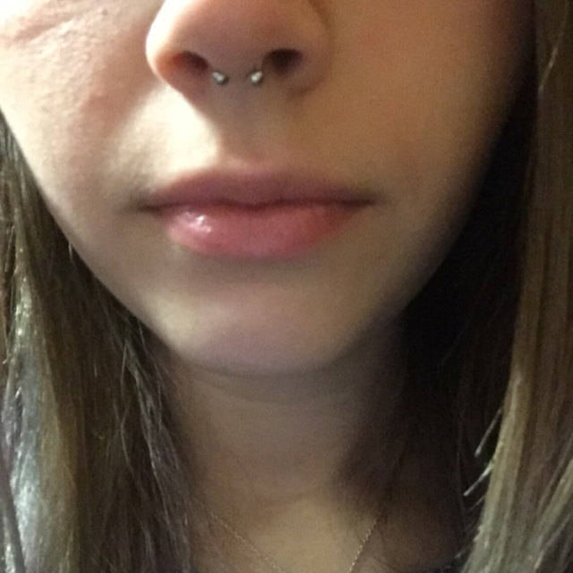 Septum Ring 20g 18g 16g 14g X 6mm X 3mm Tiny Small High | Etsy