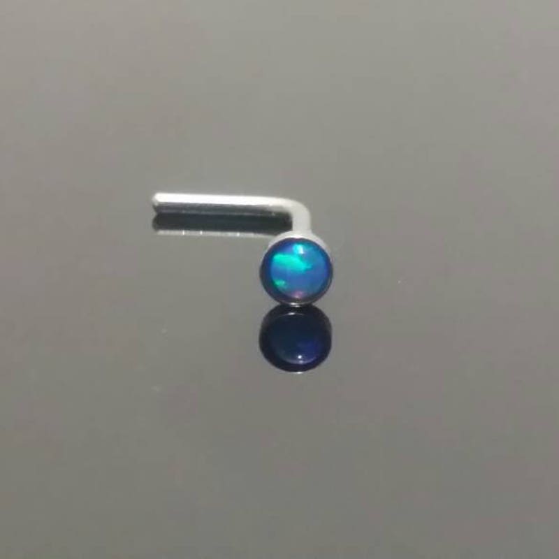 Blue Nose Ring - Etsy