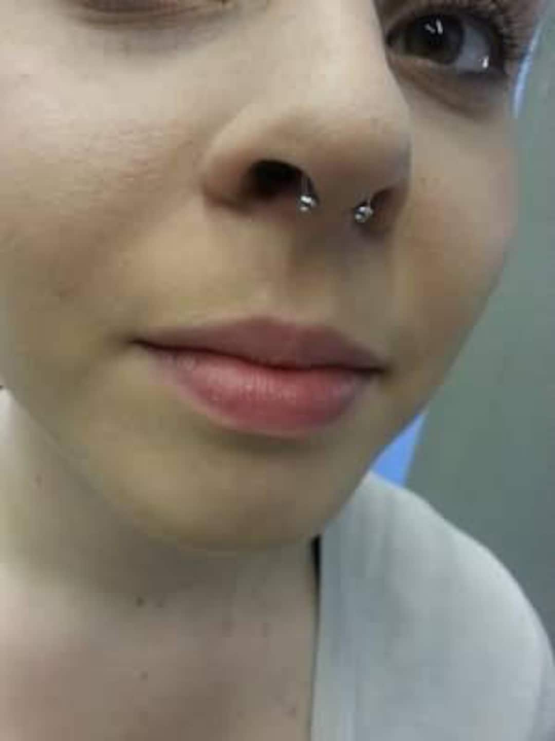 18g Septum Ring, 6mm 1/4", Tiny Septum Ring. U Shape. Horseshoe. High ...
